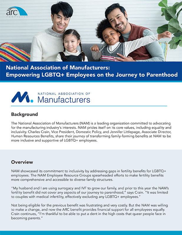 Thank You NAM Case Study - ARC Fertility