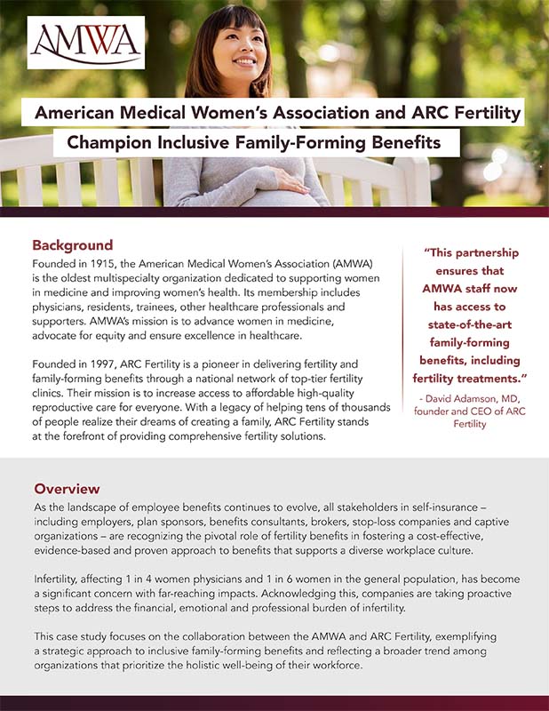 Thank You AMWA Case Study - ARC Fertility